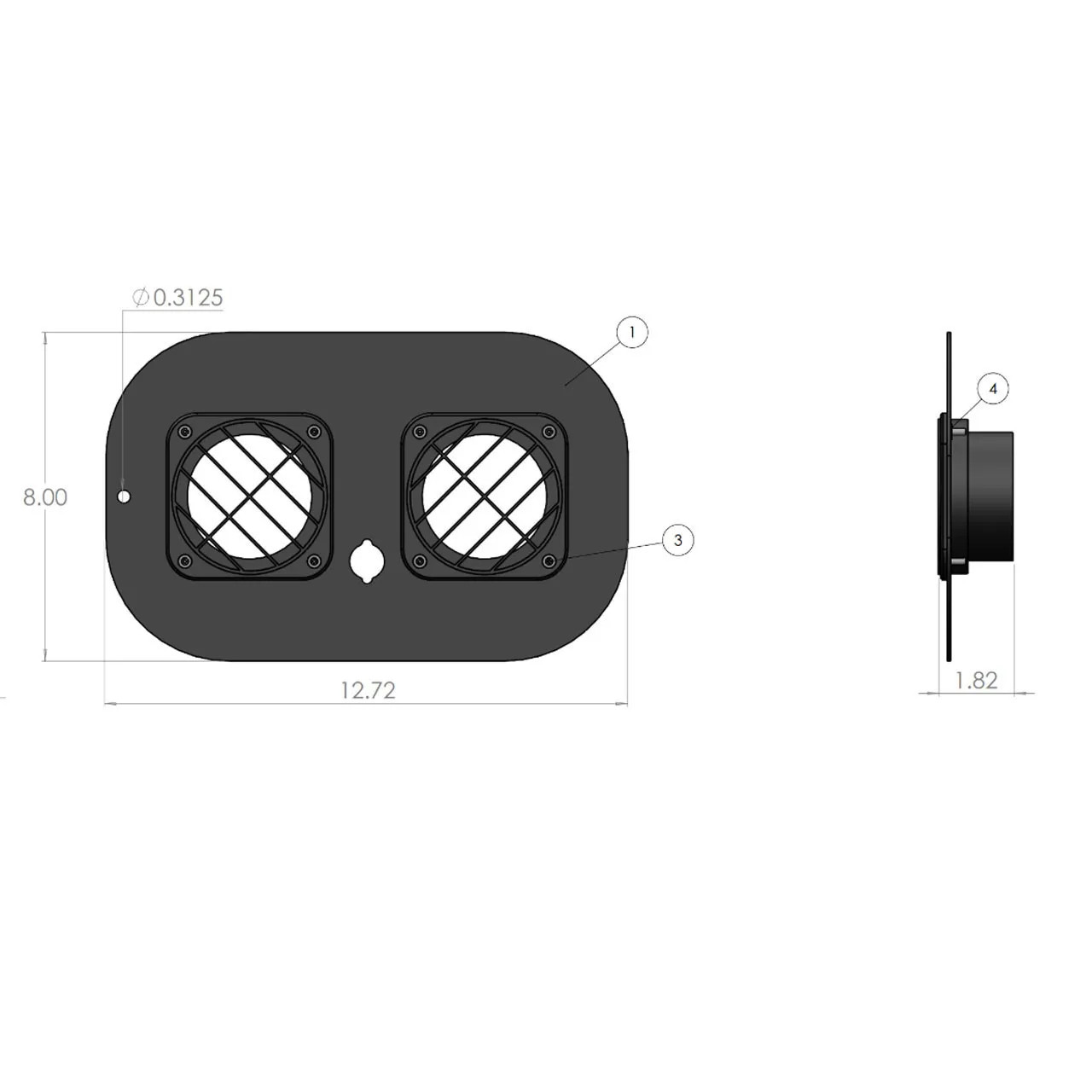 Universal Tent Flange for Propex PS2000 Portable Heater | Van Cafe