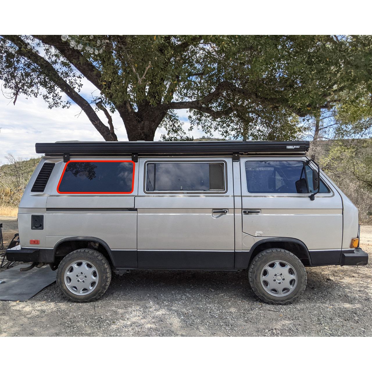 Vanagon Side Window Kit for Vent Fan | Van Cafe
