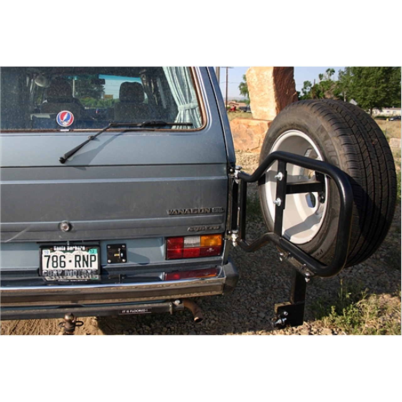 Oversized Spare Tire Carrier | Van Cafe
