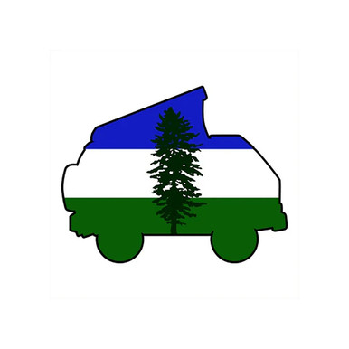 Cascadia Westy Sticker | Van Cafe