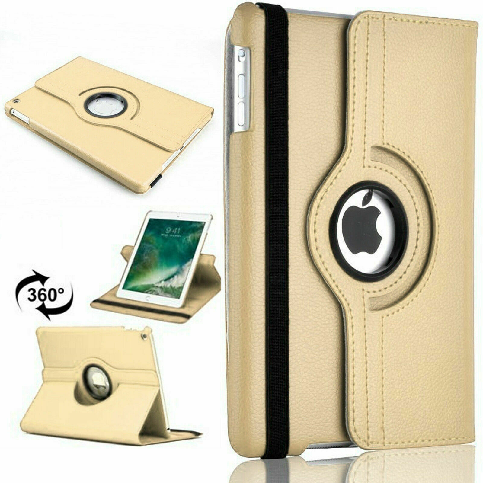Baby Blue and White Polka Dots ipad Mini 360 Rotation Leather Case ...