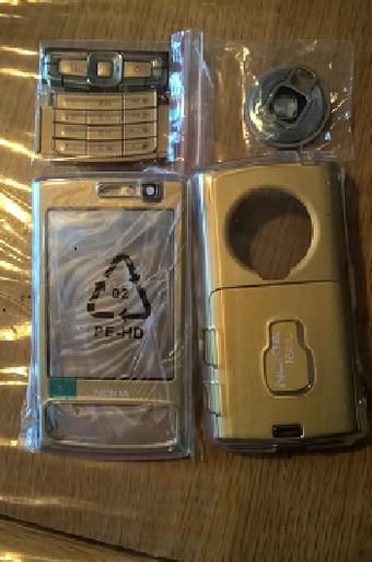 Gold Full Housing Fascia Cover and Keypad for Nokia N95 8GB