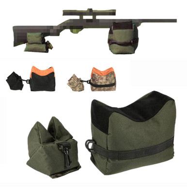 Bench Sandbags Front & Rear, Rifle Target Tactical Bench Sandbag Sniper ...
