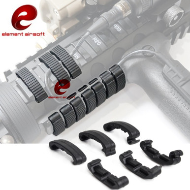 Tactical Index Clips, Rail Cover Clips Black Picatinny Rail Accessories ...