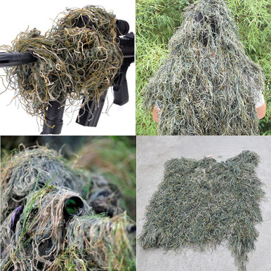 Handmade Camouflage Netting + Rifle Gun Wrap Cover - AR15Basics