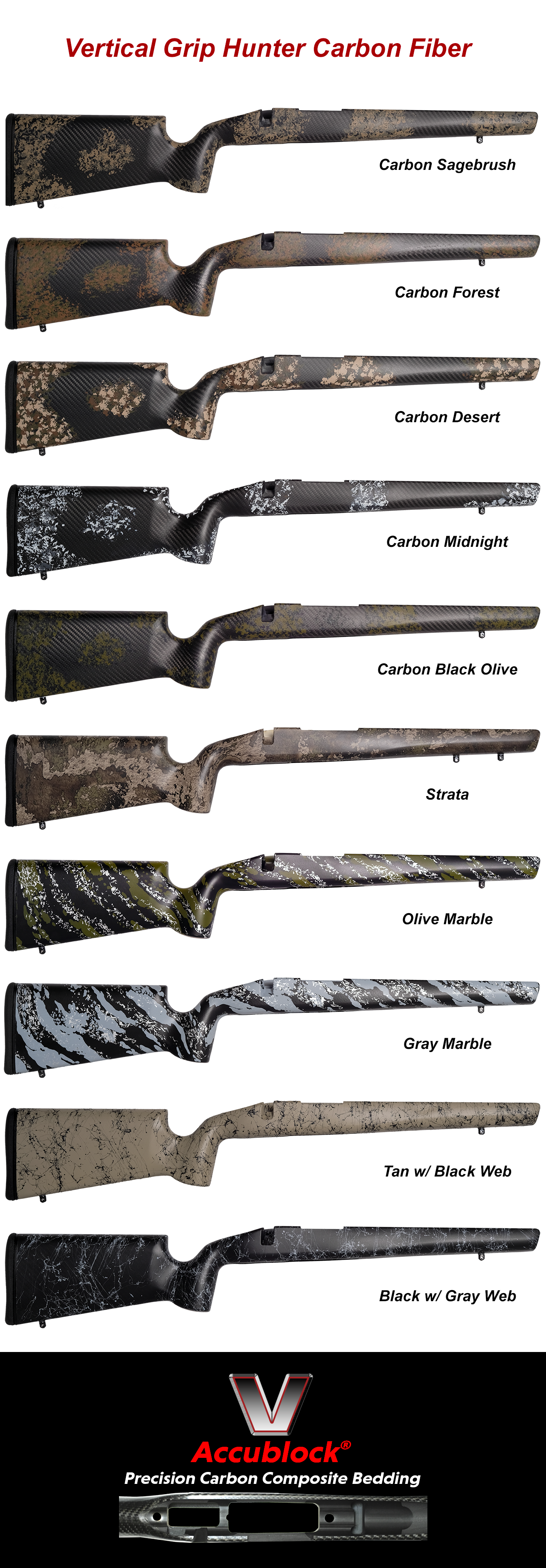 Stocks by Feature - Material - Carbon Fiber Stocks - Page 1 - Stocky's ...