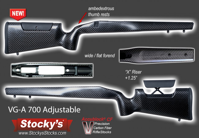 NextGen UltraLite Carbon Fiber Hunter Remington 700™ Stocks - Stocky's ...