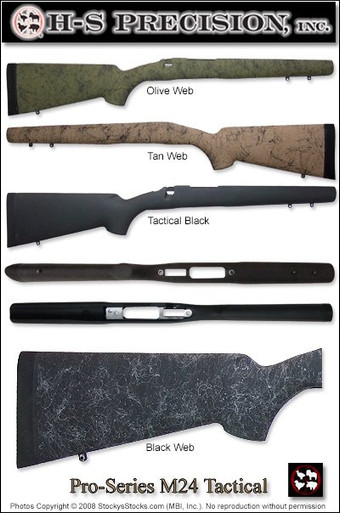 H-S Precision M24 Police Tactical Riflestock Remington 700 BDL SPS ...