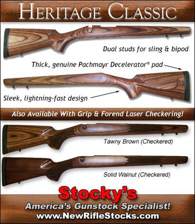 Stocky's Classic Sporter Laminated Riflestock Remington 700 ADL BDL CDL ...