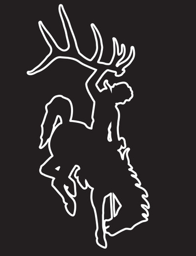 Bucking Horse Logo Decal - ShedNecks