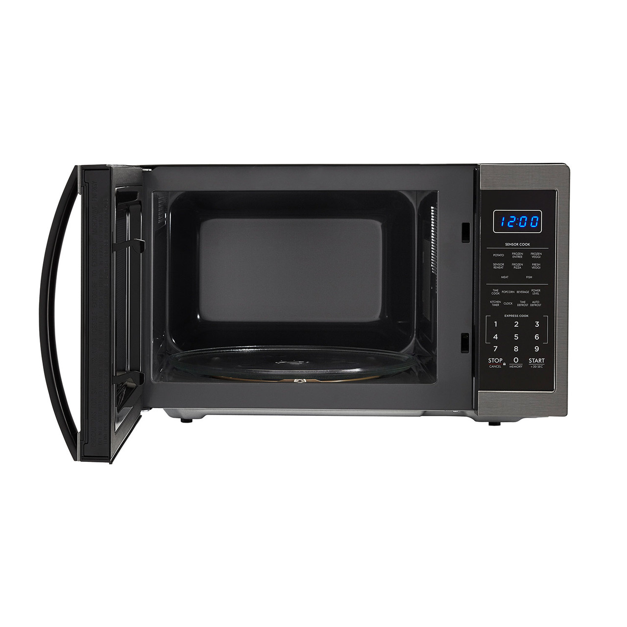 SMC1452CH: 1.4 Cu Ft Black Stainless Steel Microwave