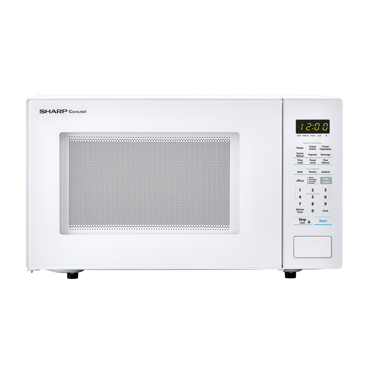 Sharp ZSMC1441CW 1.4 Cu Ft White Countertop Microwave