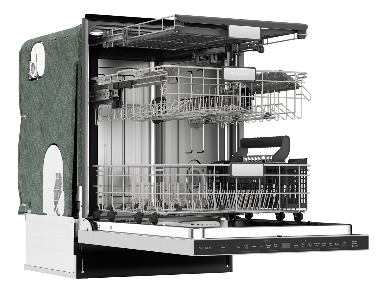 24 in. Slide-in Pocket Handle Dishwasher (SDW6747GS)