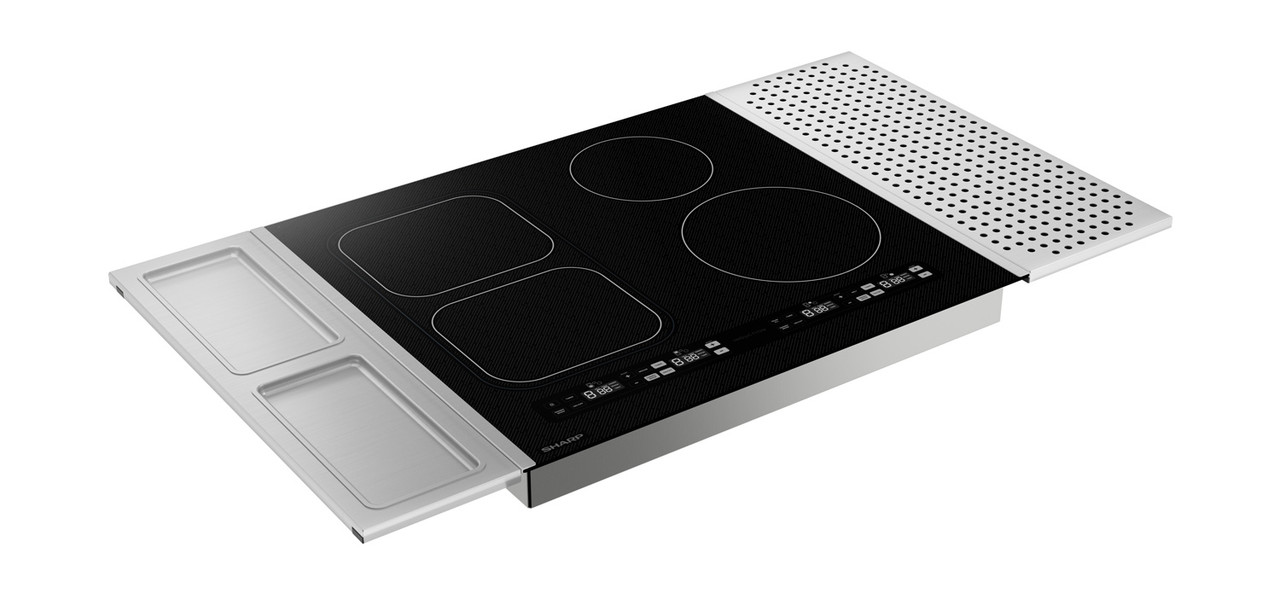 SCH2443GB 24 in. Induction Cooktop with Side Accessories