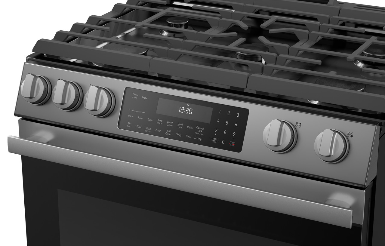 30 in. Gas Convection Slide-In Range with Air Fry | SHARP