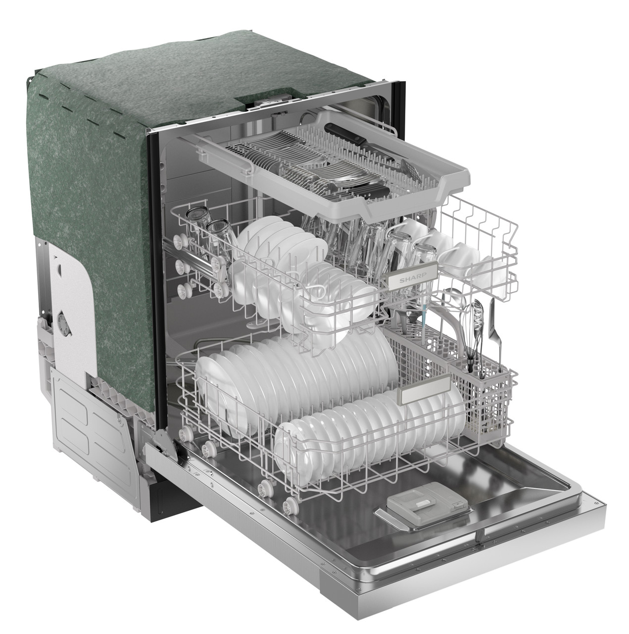 Sharp Semi Stainless Steel Tub Dishwasher (SDW6506JS)