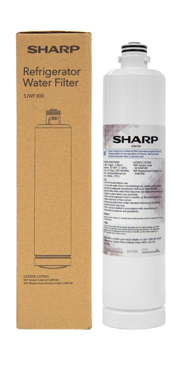 Replacement Water Filter for Sharp SJF2955KS Refrigerator | SHARP
