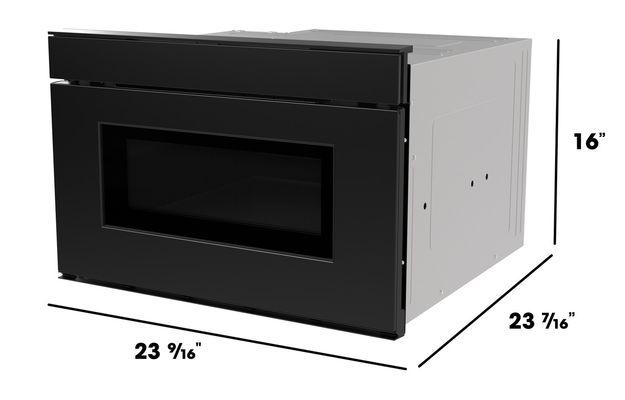 Sharp 24 in. 1.2 cu. ft. Deco Series Built-In Smart Microwave Drawer ...
