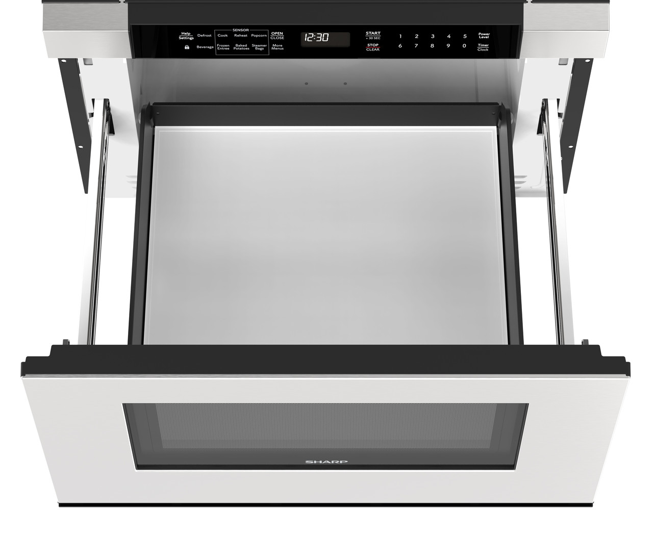 Sharp 24 in. 1.2 cu. ft. Built-In Microwave Drawer™ Oven in Stainless ...