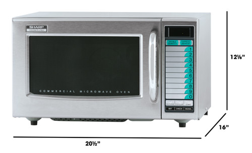 Sharp R21LVF: Medium Duty 1000W Commercial Microwave