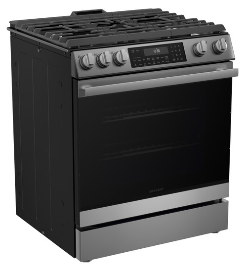 30 in. Gas Convection Slide-In Range with Air Fry | SHARP