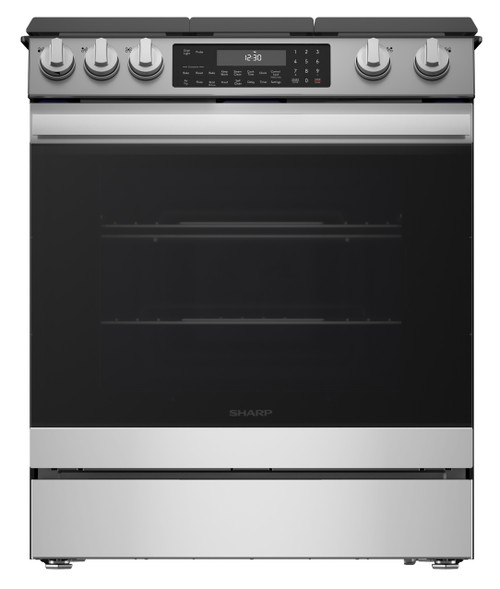 30 in. Gas Convection Slide-In Range with Air Fry | SHARP