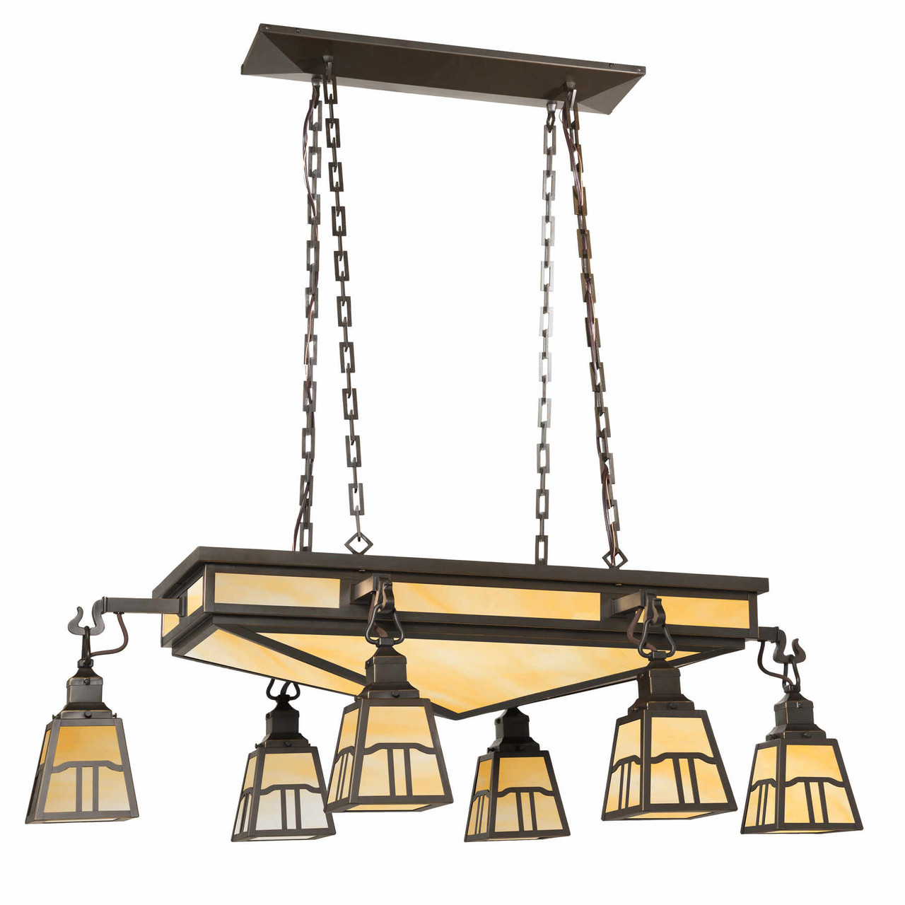 Brawny Craftsman Style Ceiling Light | Prospect Terrace Series