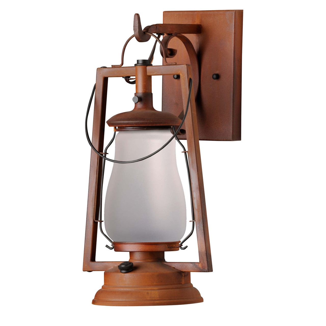 Gold-Rush Era Hook Arm Sconce | Dietz Hot Blast Lantern Replica