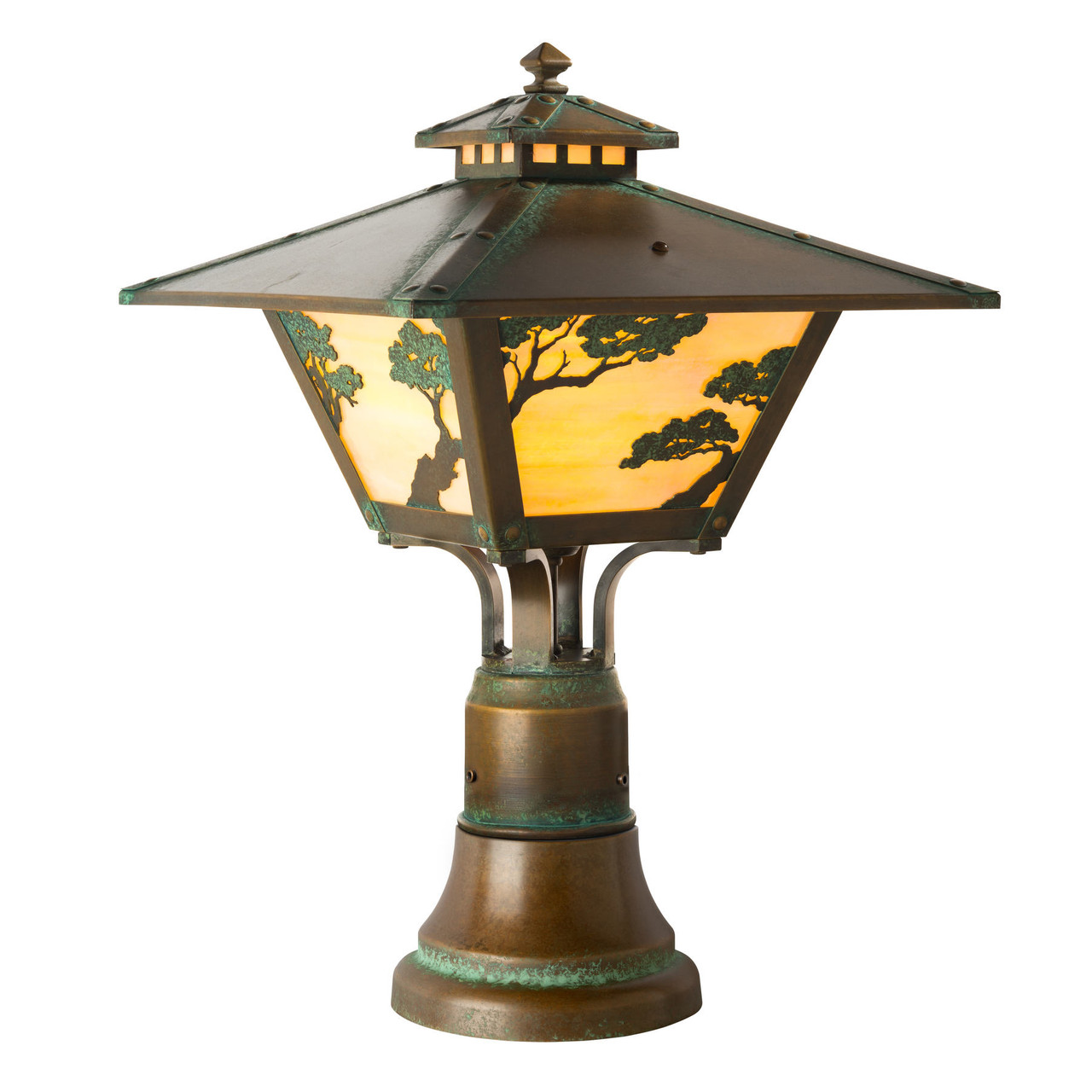 Unique Craftsman Pier Light | Elevated Artistic Outdoor Lighting