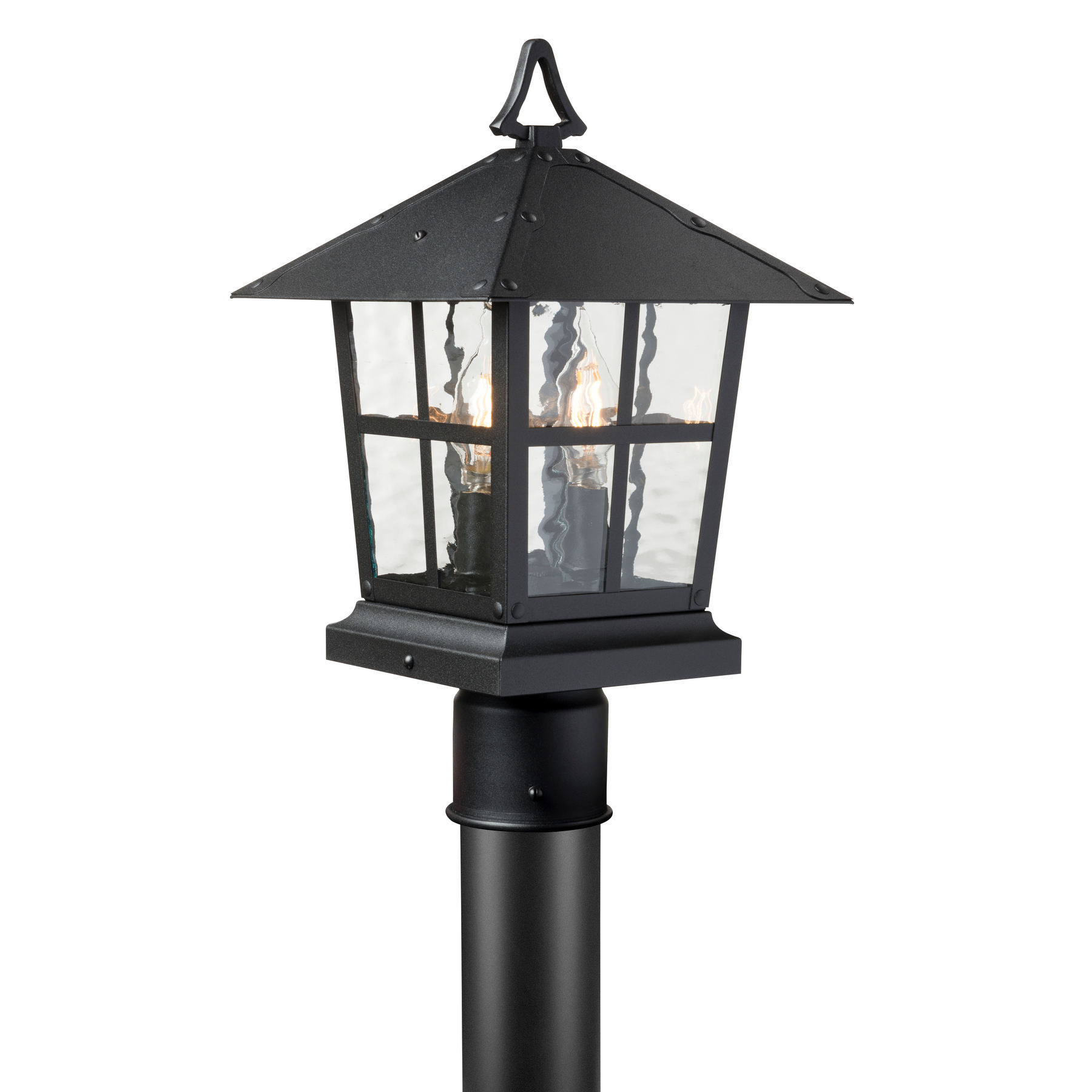 Traditional Cottage Post Mount Lantern | Spring Street Series