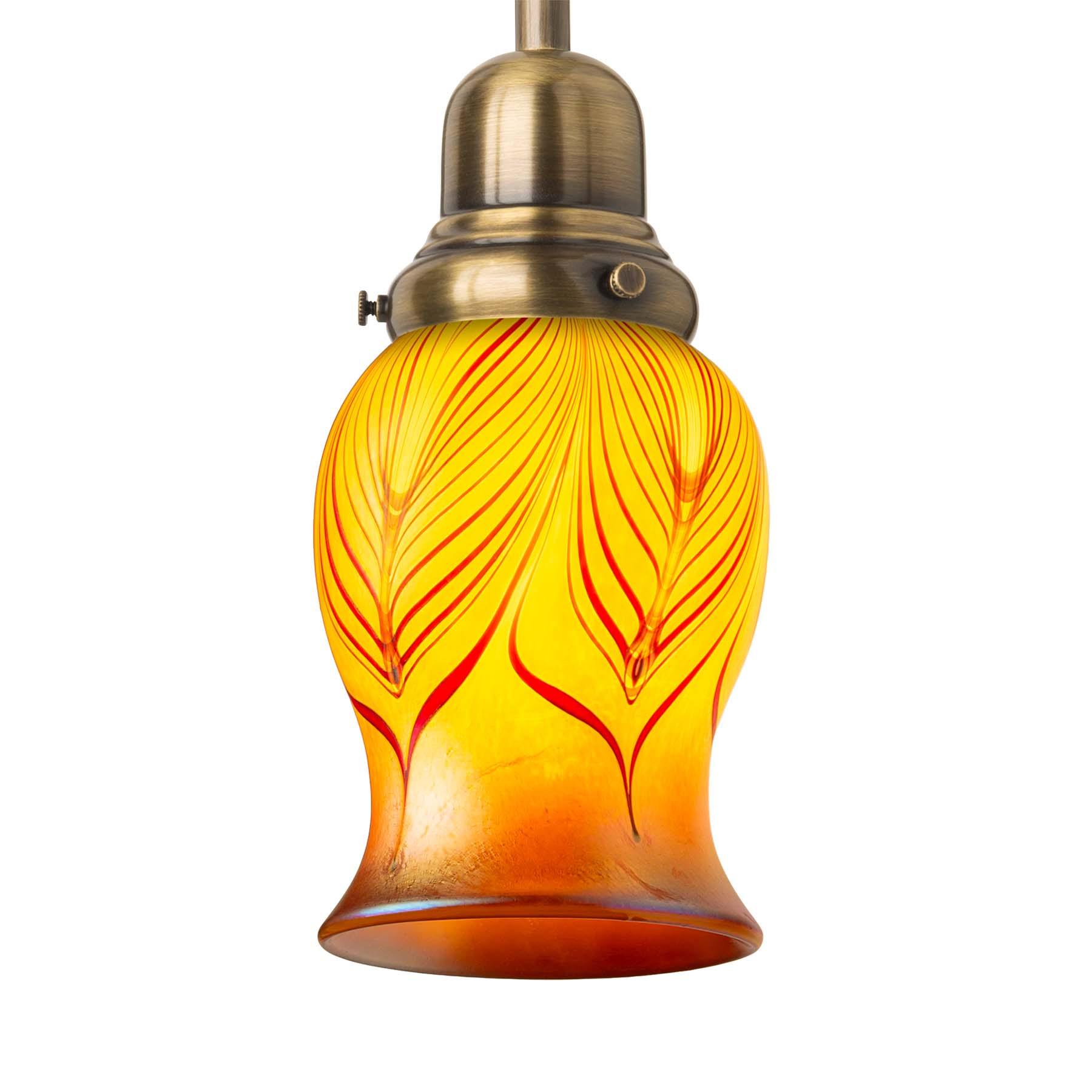 Blown Glass Tulip Cherry Blossom Shade