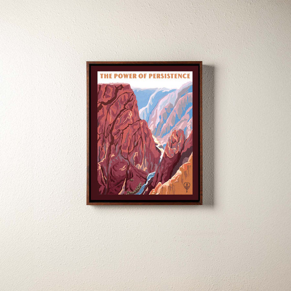 Black Canyon Colorado Canvas Art | Inspirational Landscape