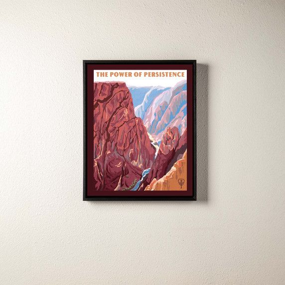Black Canyon Colorado Canvas Art | Inspirational Landscape