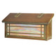 Horizontal Craftsman Mailbox with Linear Border