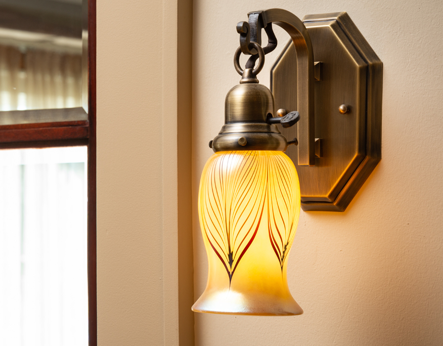 Craftsman Wall Sconce Light Meyda Custom 201300 Hyde Park Craftsman