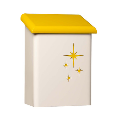 Astro Nebula Vertical Mailbox | Atomic Age Mid-Century Style