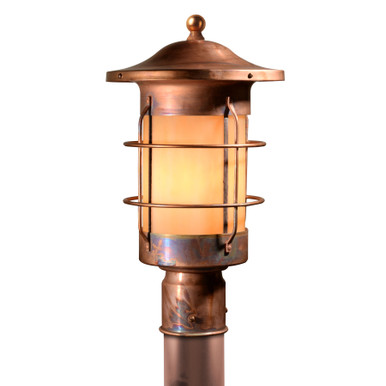 Streamline Moderne Nautical Post Light | Balboa Series