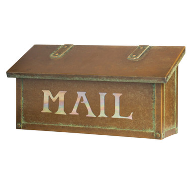 Classic Craftsman Style Horizontal Mailbox | Mail Stencil Cutout