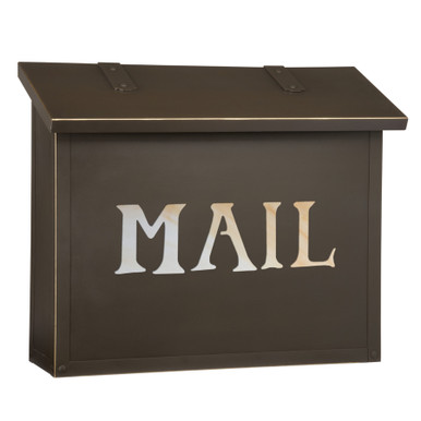 Large Classic Craftsman Style Mailbox | Mail Stencil Cutout