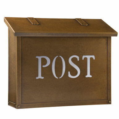 Large Classic Craftsman Style Mailbox | Post Stencil Cutout