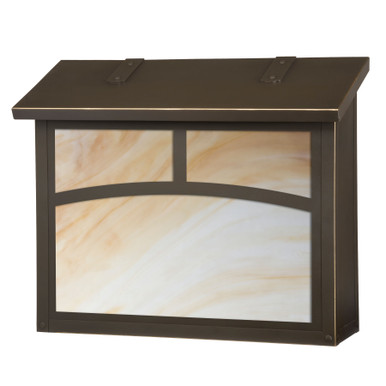 Large Craftsman Mailbox with Arch Design