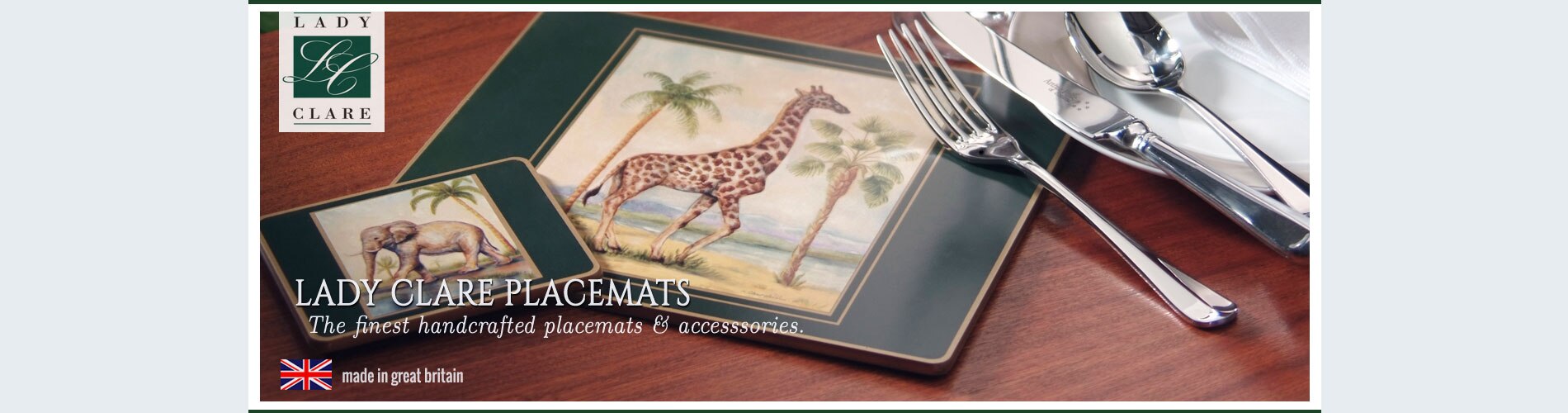 Lady Clare English Placemats & Coasters - USA Lady Clare Shop