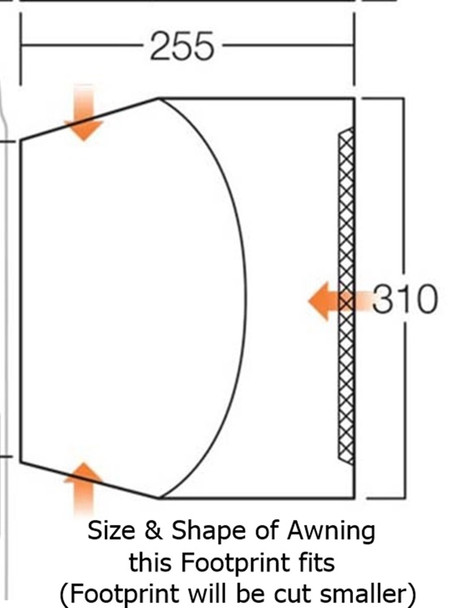 Vango Groundsheet Protector - GP006 - Bondi/Siesta/Elwood - driveaway ...