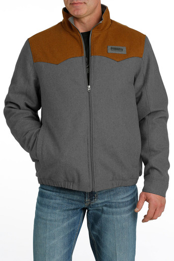 CINCH- MEN'S WOOL GREY JACKET - Y-Bell Ranch Supply