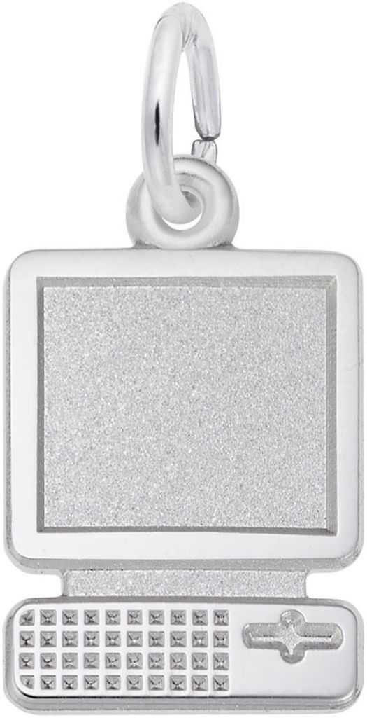 Laptop Computer Charm (Choose Metal) by Rembrandt by Rembrandt Charms ...
