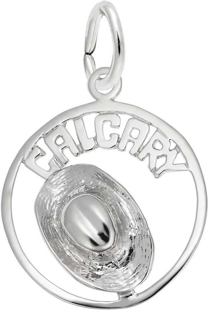 Calgary Cowboy Hat Charm (Choose Metal) by Rembrandt by Rembrandt ...