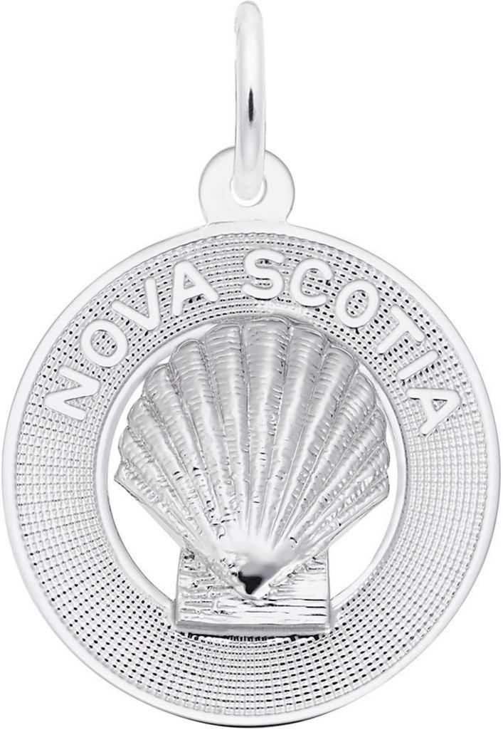 Nova Scotia Shell Ring Charm (Choose Metal) by Rembrandt by Rembrandt ...