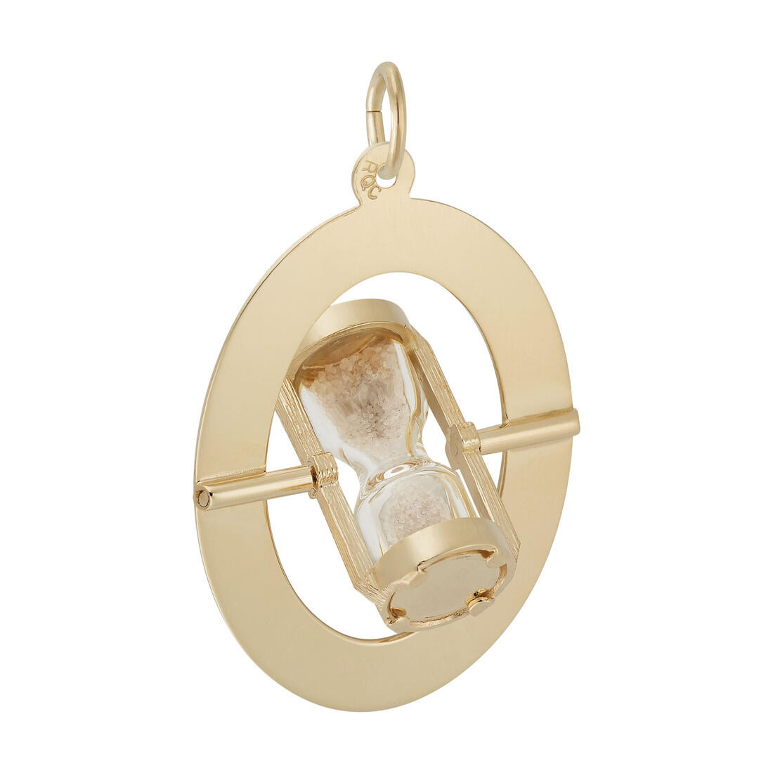 The Best Is Yet To Be Hourglass Charm (Choose Metal) by Rembrandt by ...