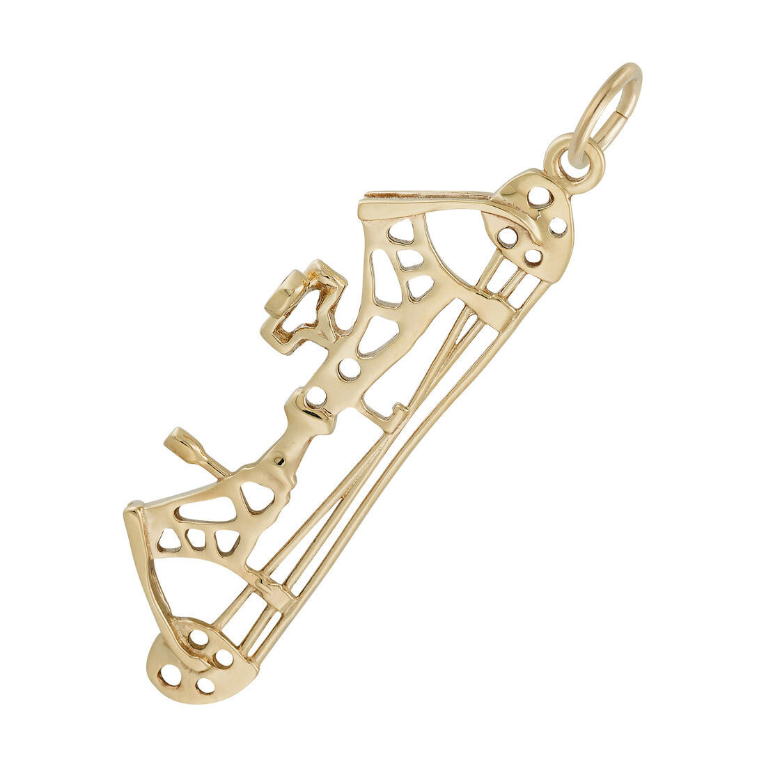 Compound Bow Charm (Choose Metal) by Rembrandt by Rembrandt Charms at ...