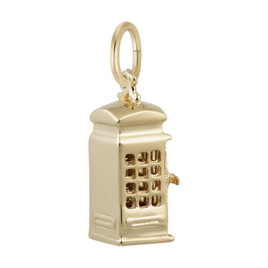Phone Booth Charm (Choose Metal) by Rembrandt by Rembrandt Charms at ...